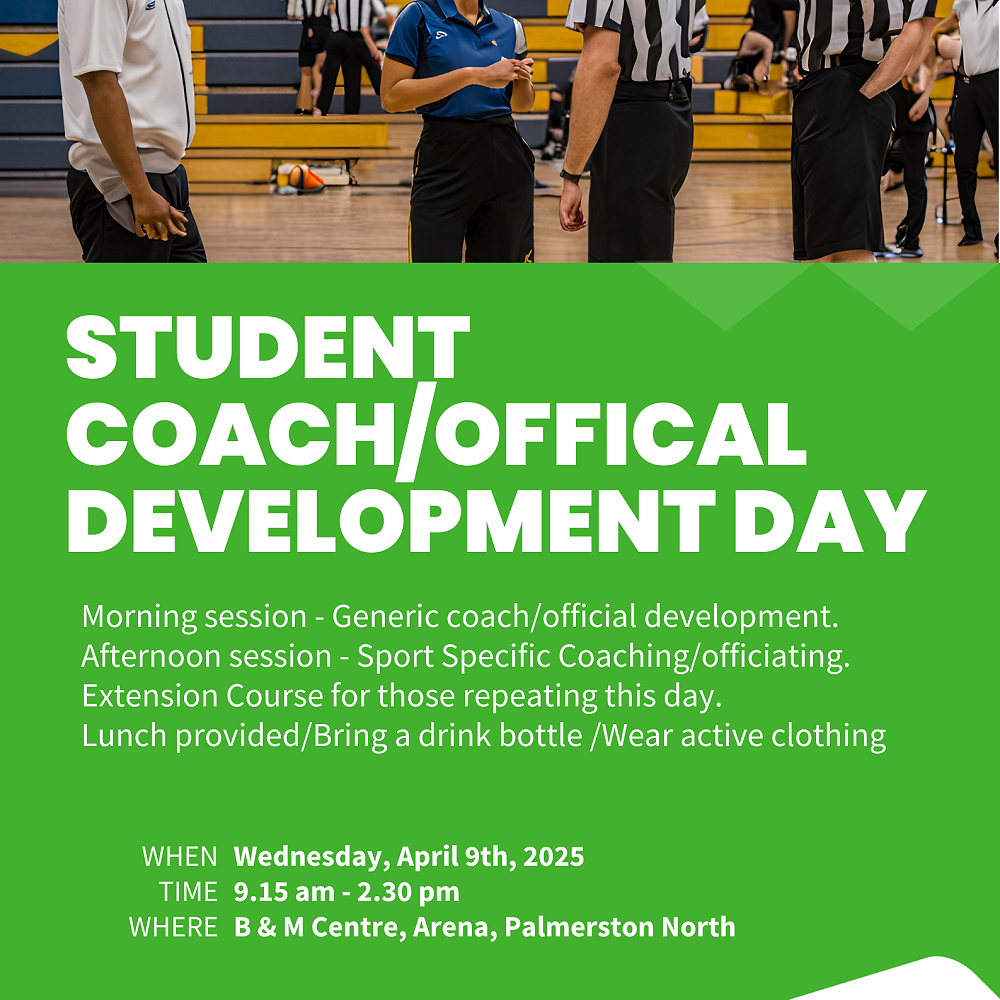 Student Coach and Officials Development Day
