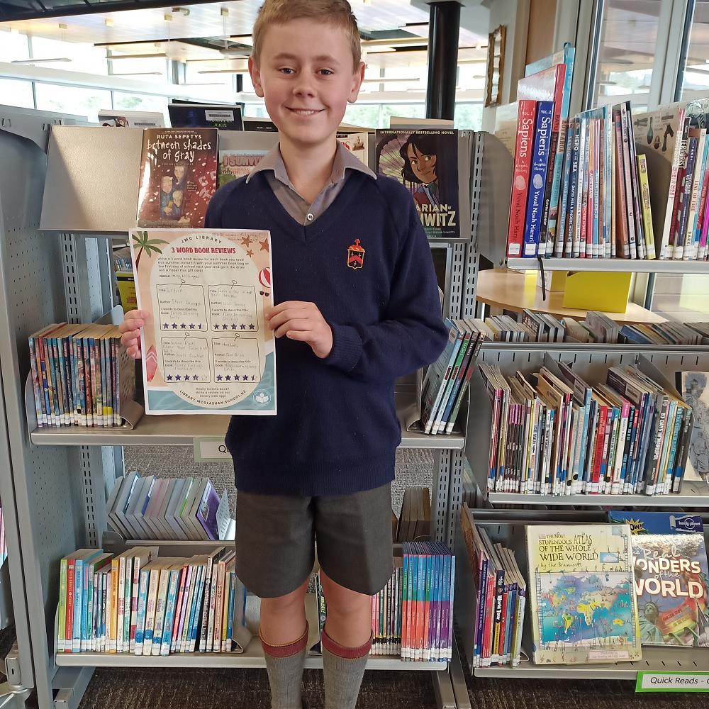 Winner of the Three Word Book Review Prize Draw