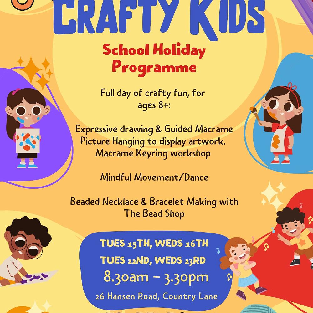 Crafty Kids School Holiday Programme