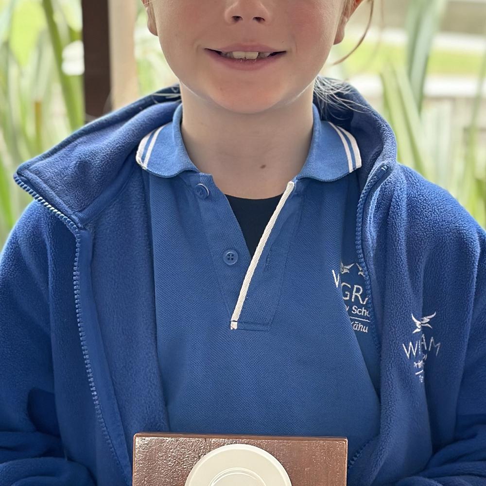 Congratulations Raiden — Wigram Primary School Newsletter 7 November 2024