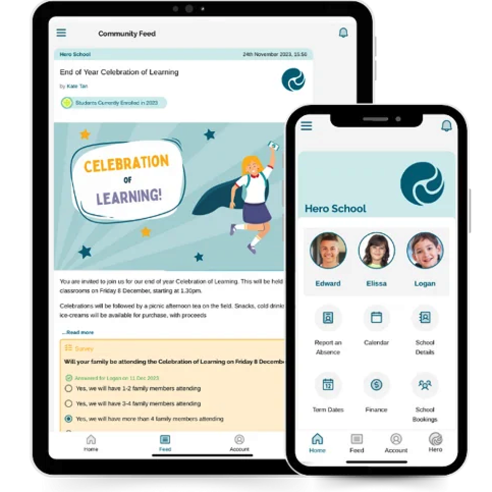 Hero, School App
