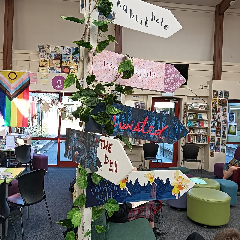 Library Transforms into Fairytale Kingdom