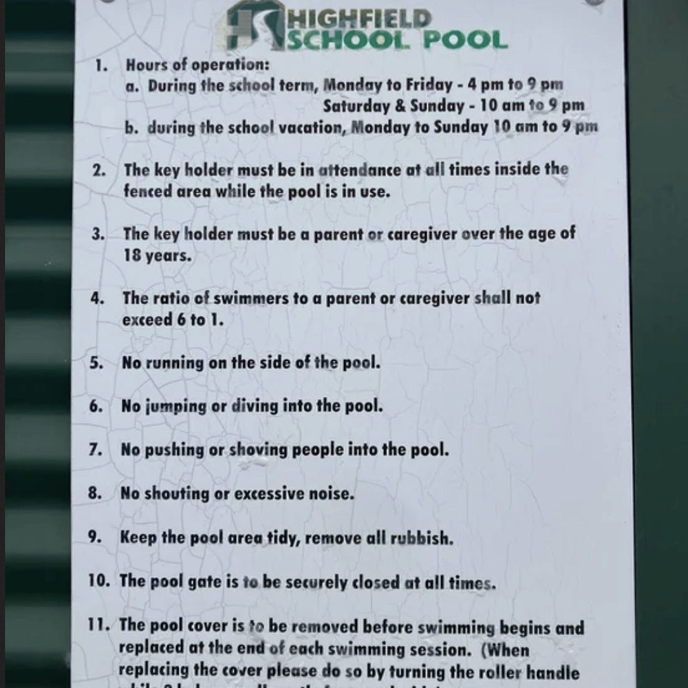 Pool Reminders — Week 2 Newsletter