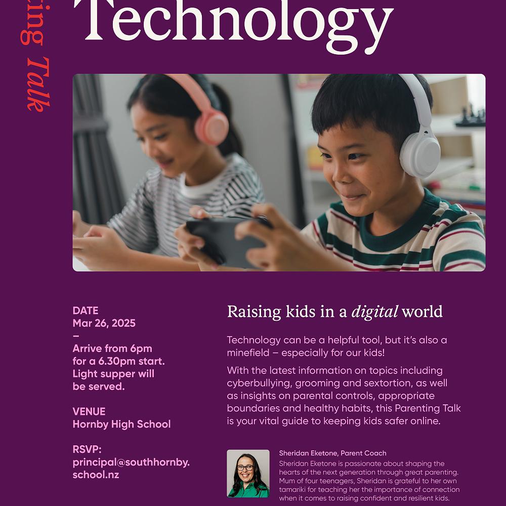 Tackling Technology Seminar for Parents