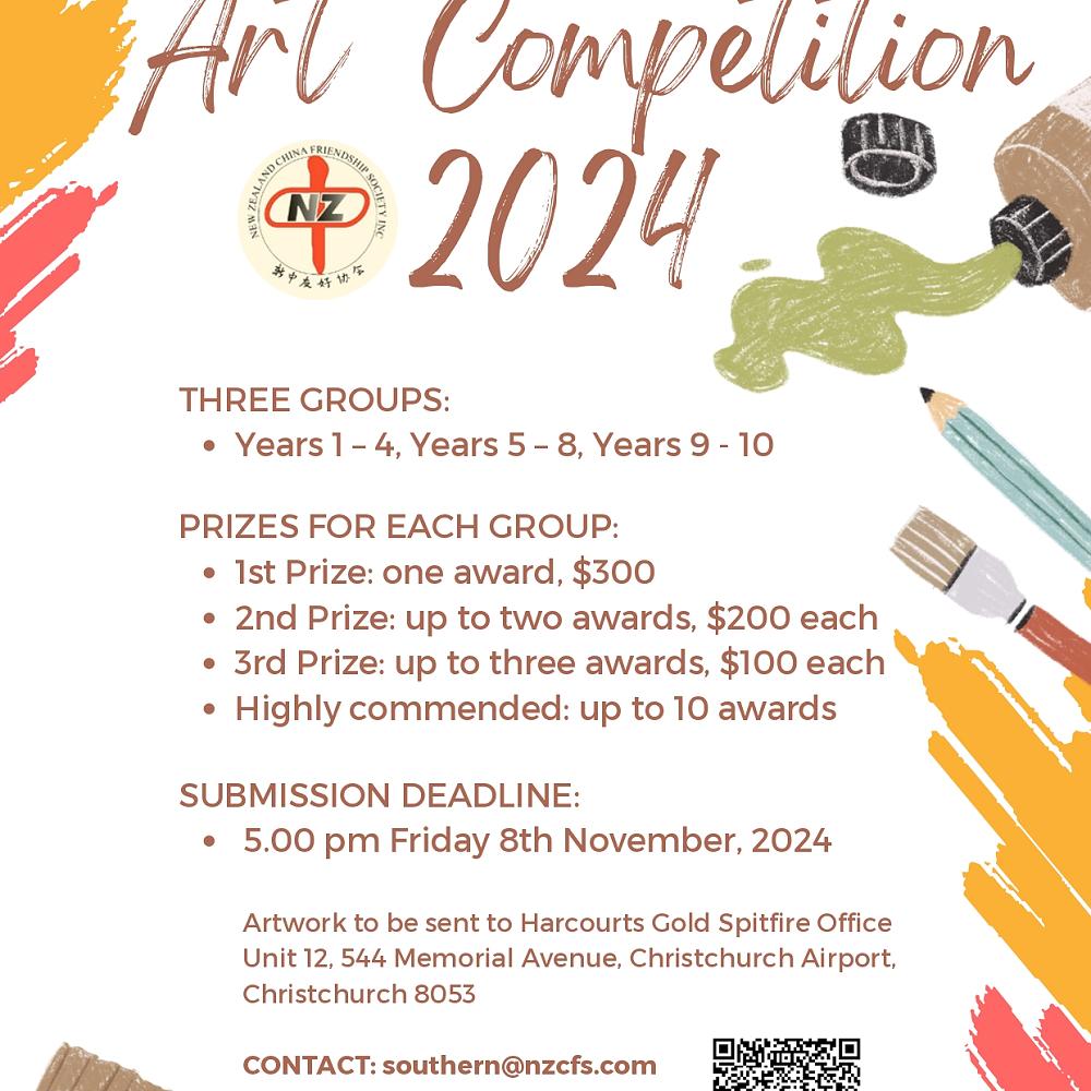Harcourts Gold Spitfire Art Competition 2024 — Newsletter 17th October 2024