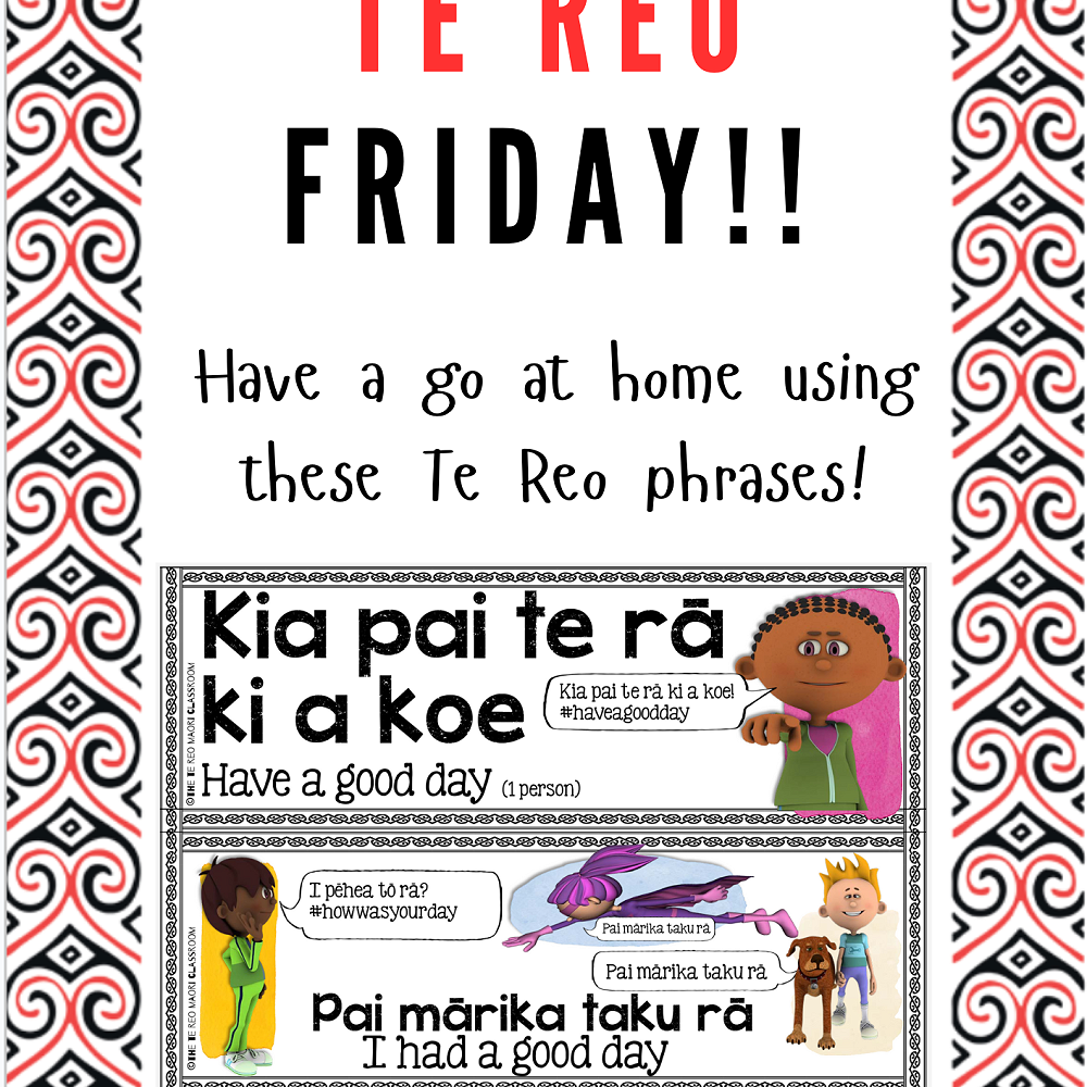 Te Reo Friday | Term 1, Week 4