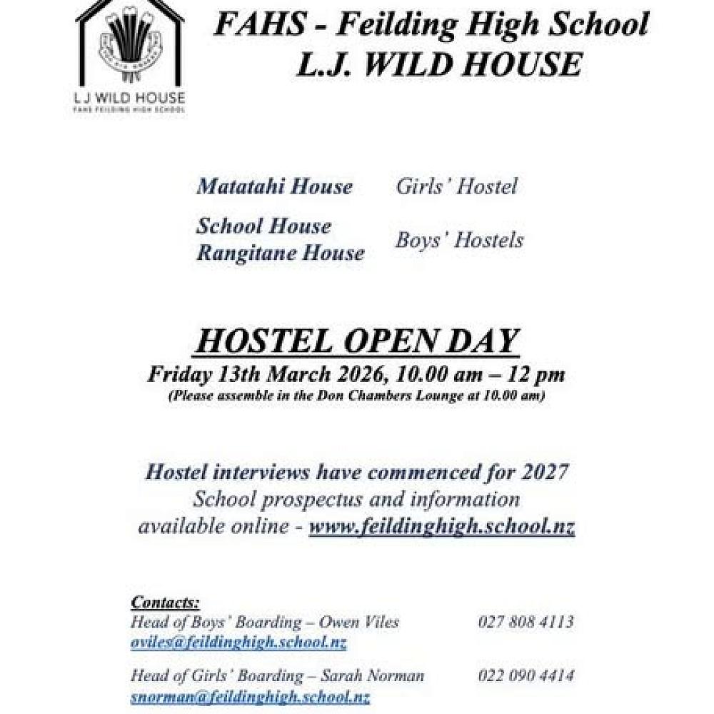 FAHS Open day 🏫
