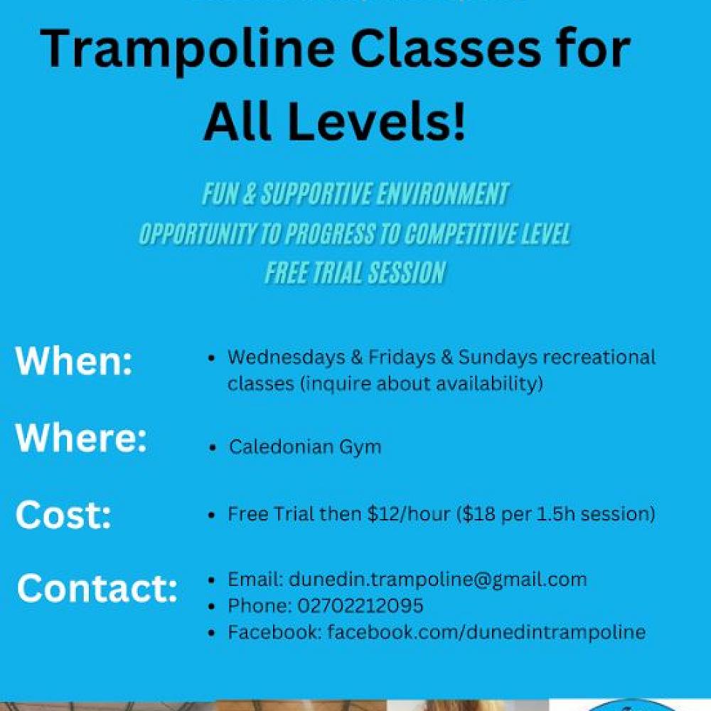 Trampoline Classes for all Levels — Term 1 Week 1, 2025 Newsletter