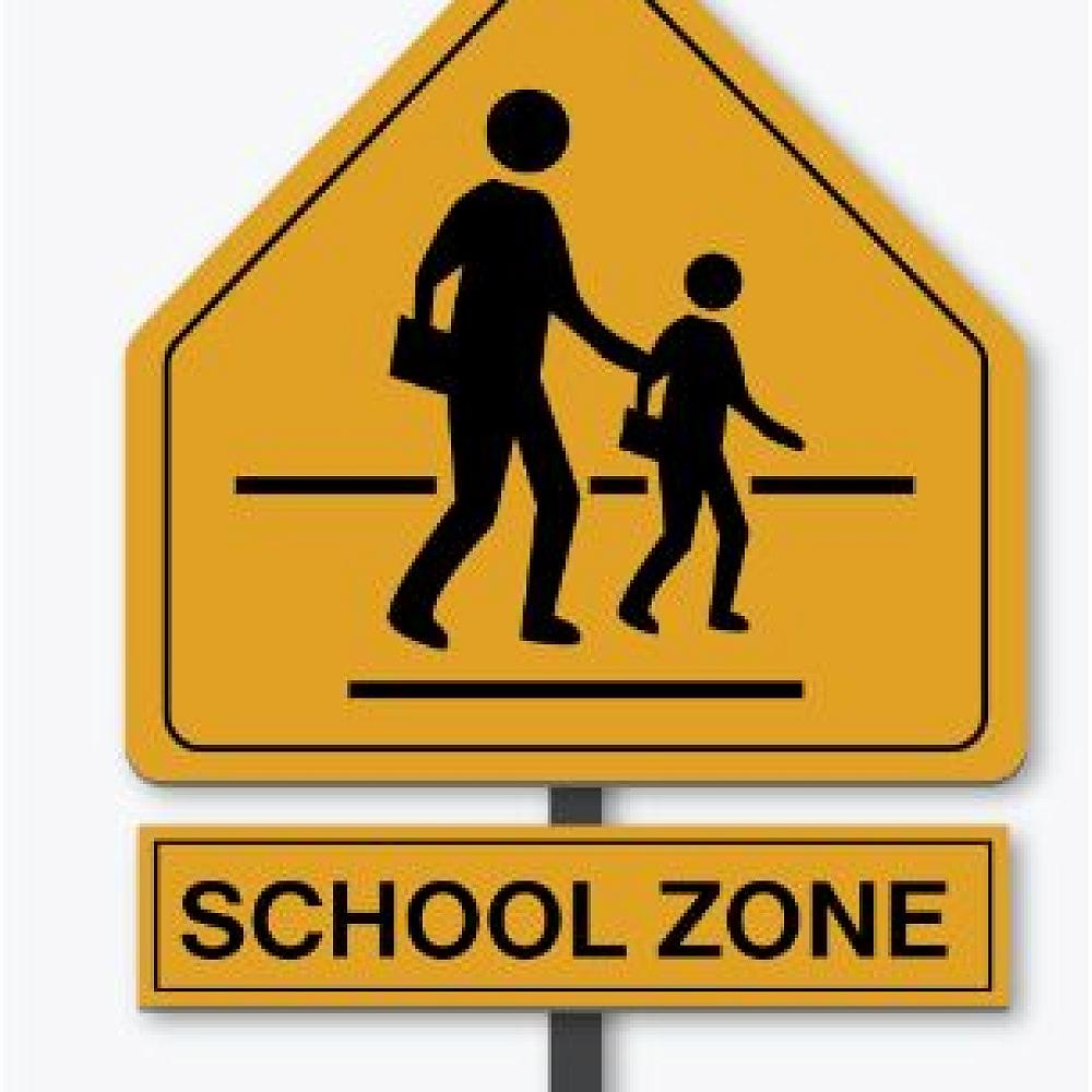 School Crossing - Help keep our students safe.