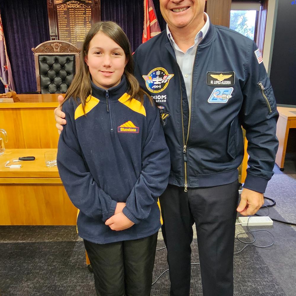 Famous Astronaut lands in Timaru