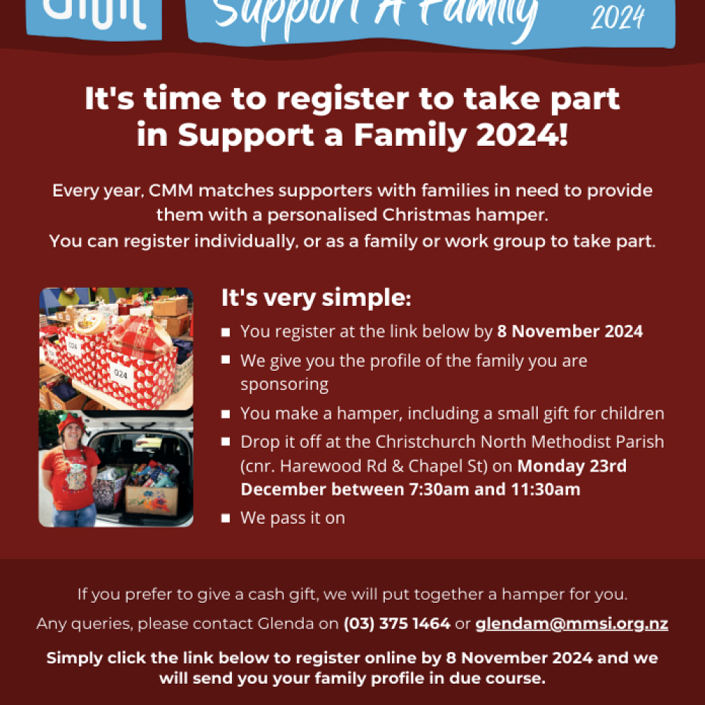 CMM Support a Family Christmas appeal