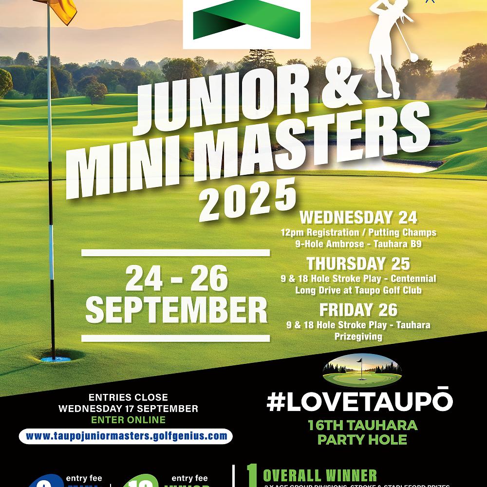 Taupo Junior & Mini Masters Golf