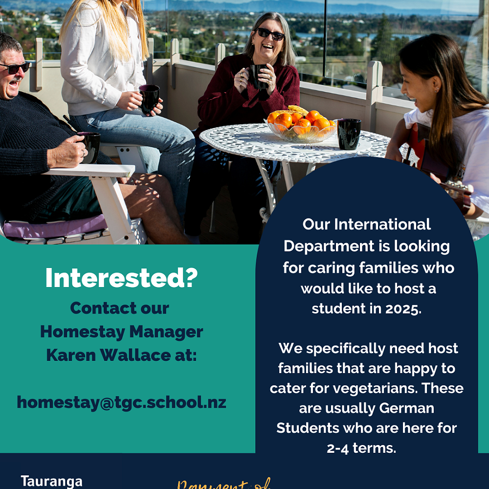 Host Families wanted