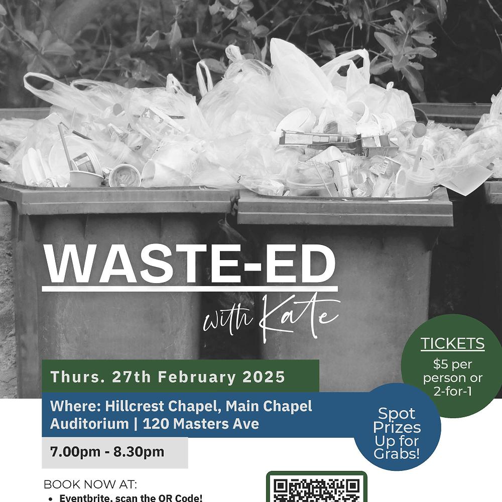 Waste-Ed with Kate — Week 4, Term 4, 2024