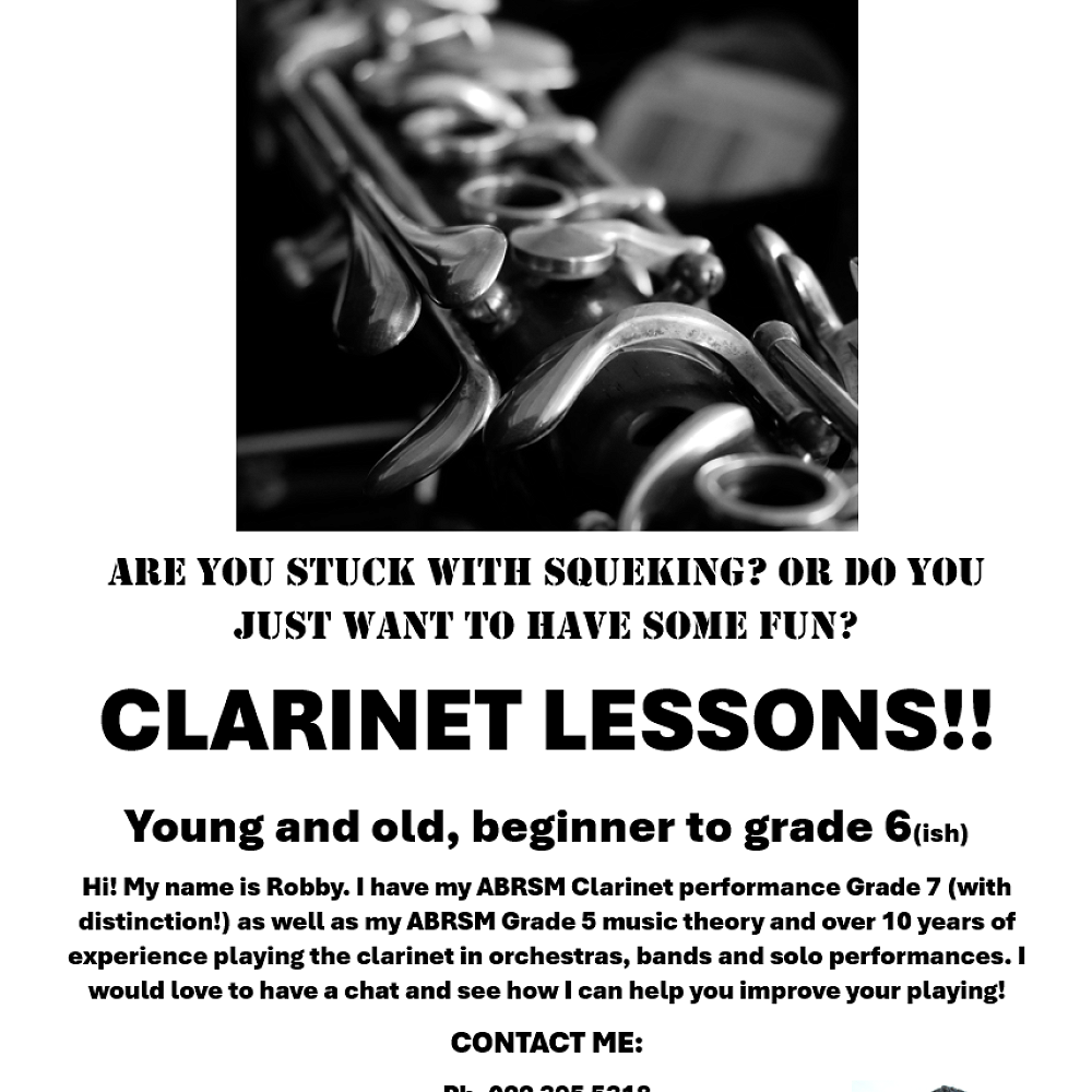 Clarinet Lessons 🎶