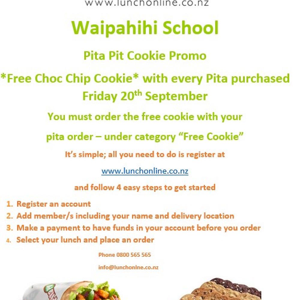 Pita Pit Cookie Promotion 🍪