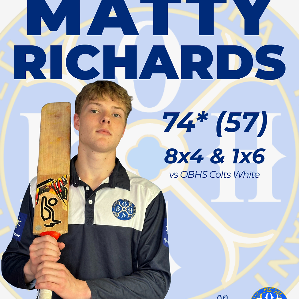 OBHS Cricket Club Update