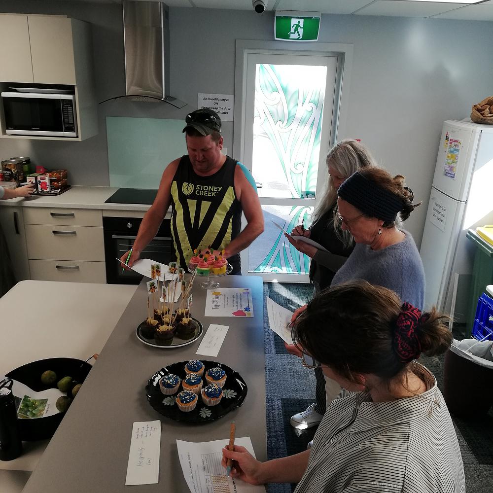 Staff cupcake bake-off