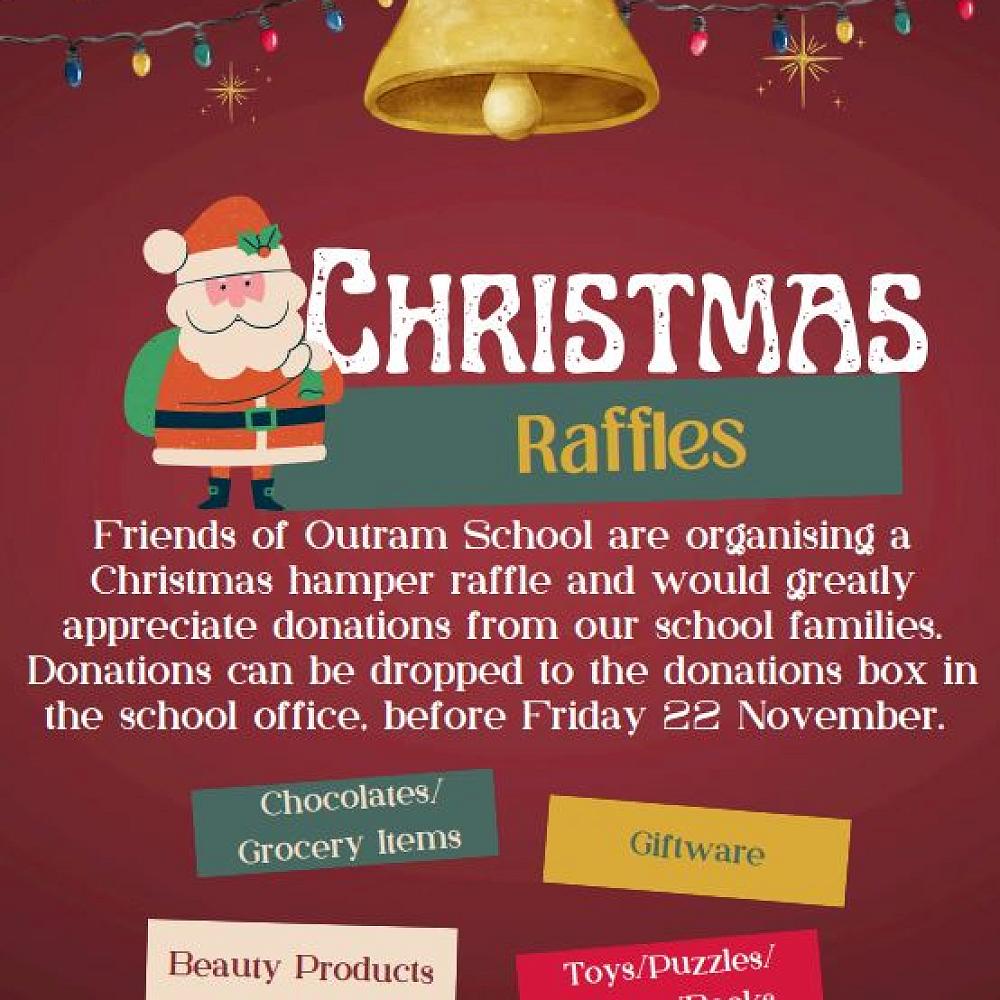 Christmas Raffle Donations — Term 4 Week 4 Newsletter