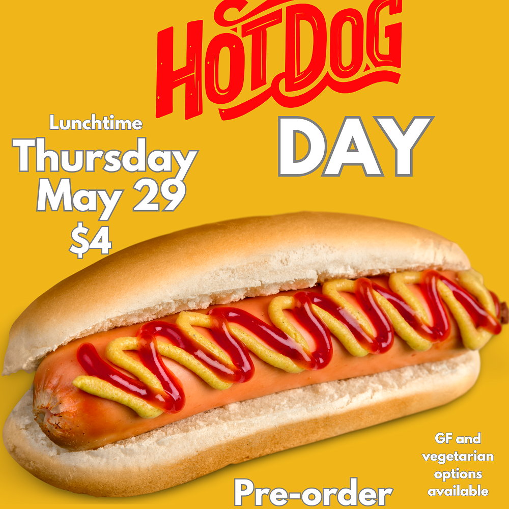 Hot Dog Day - Thursday 29th May