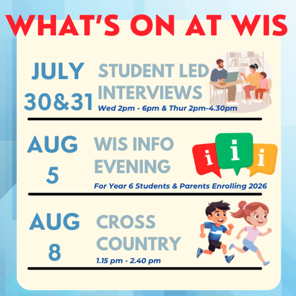 What's On At WIS ️