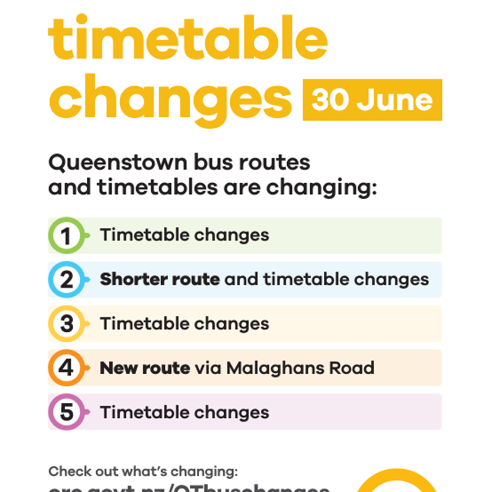 Bus route and timetable changes happening Monday, 30 June 2025