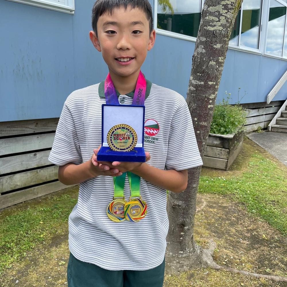 Congratulations to Oliver Yang (Room 21)