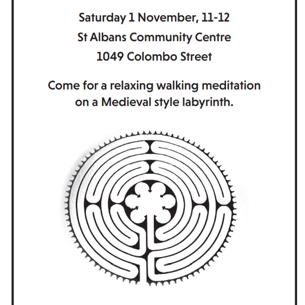 Labyrinth walk Nov 1