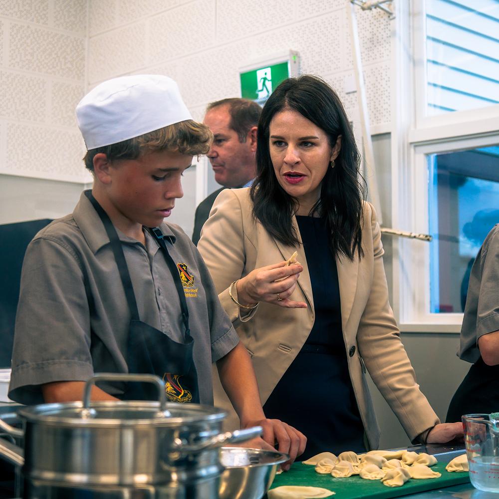 HBHS Welcomes Education Minister to See Our School in Action