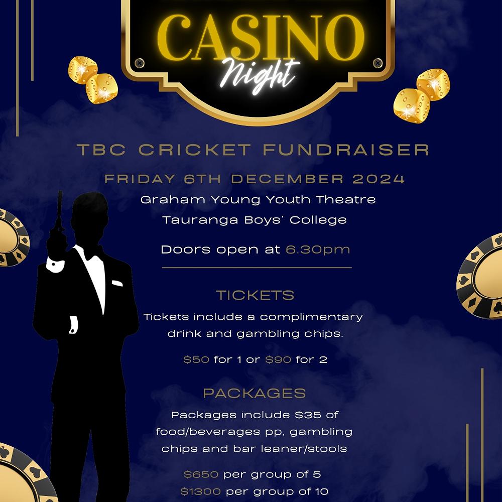 Cricket Casino Night Fundraiser