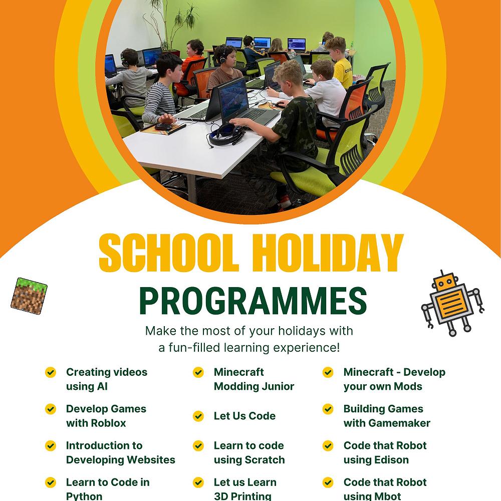 Scratchpad April School Holiday Programme — Pānui Wiki 9, Wā Kura 1 2025