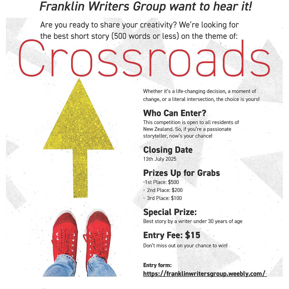 Franklin Writers Group Short Story Competition — Hobsonville Panui ...
