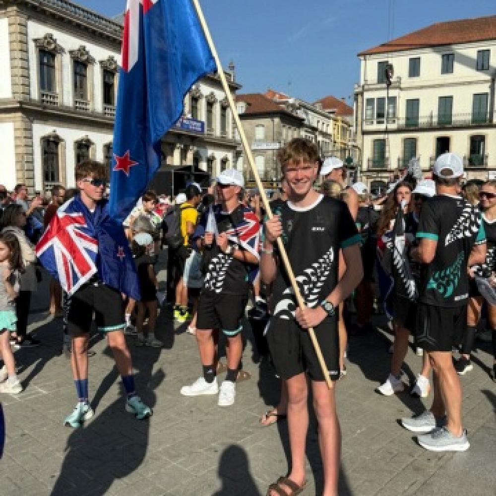 Luca Dohnt Represents New Zealand on the World Stage