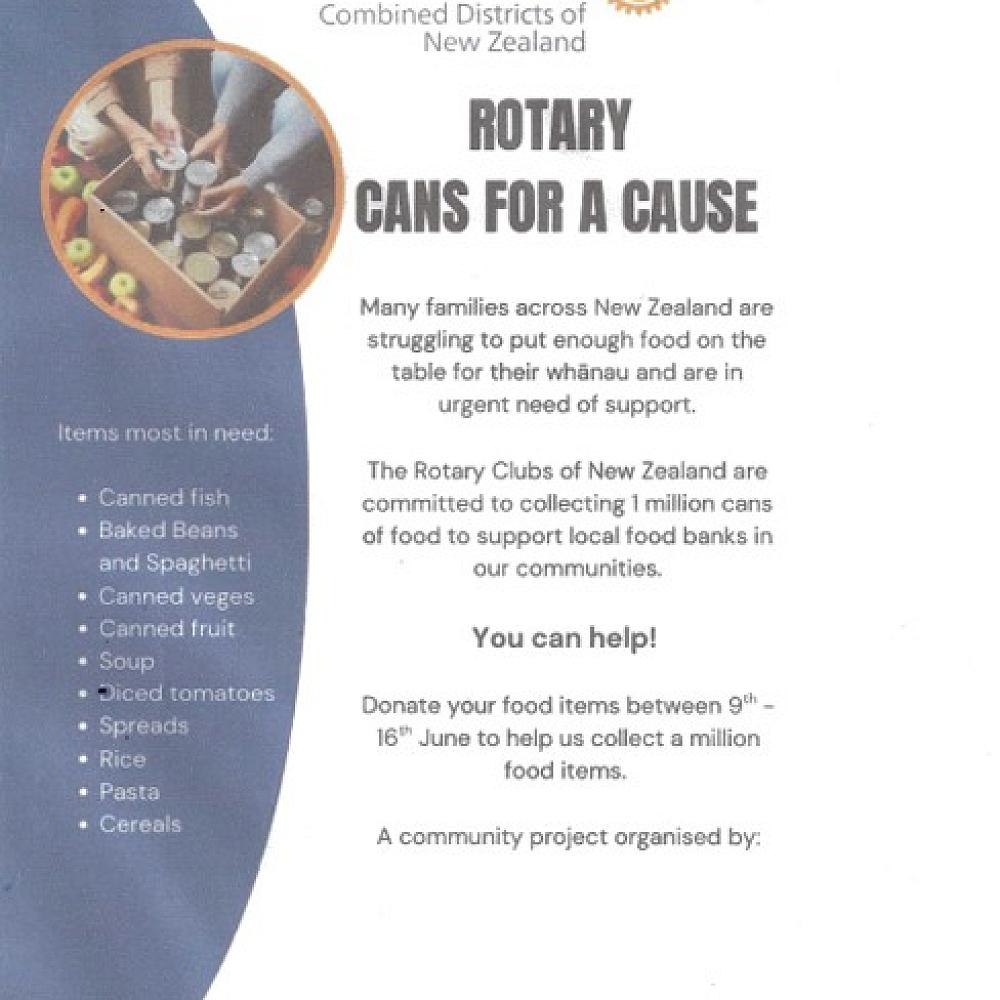 Rotary Cans for a Cause