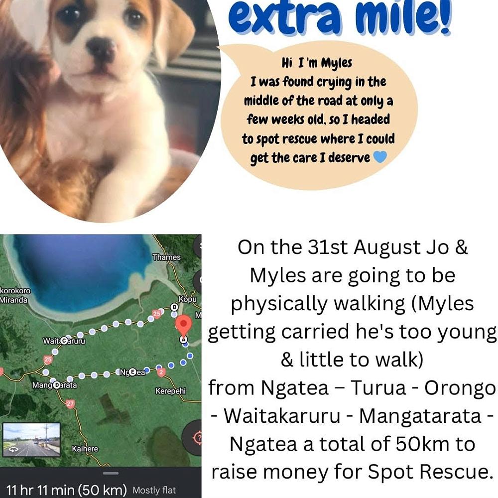 Raise money for Myles - Spot Rescue