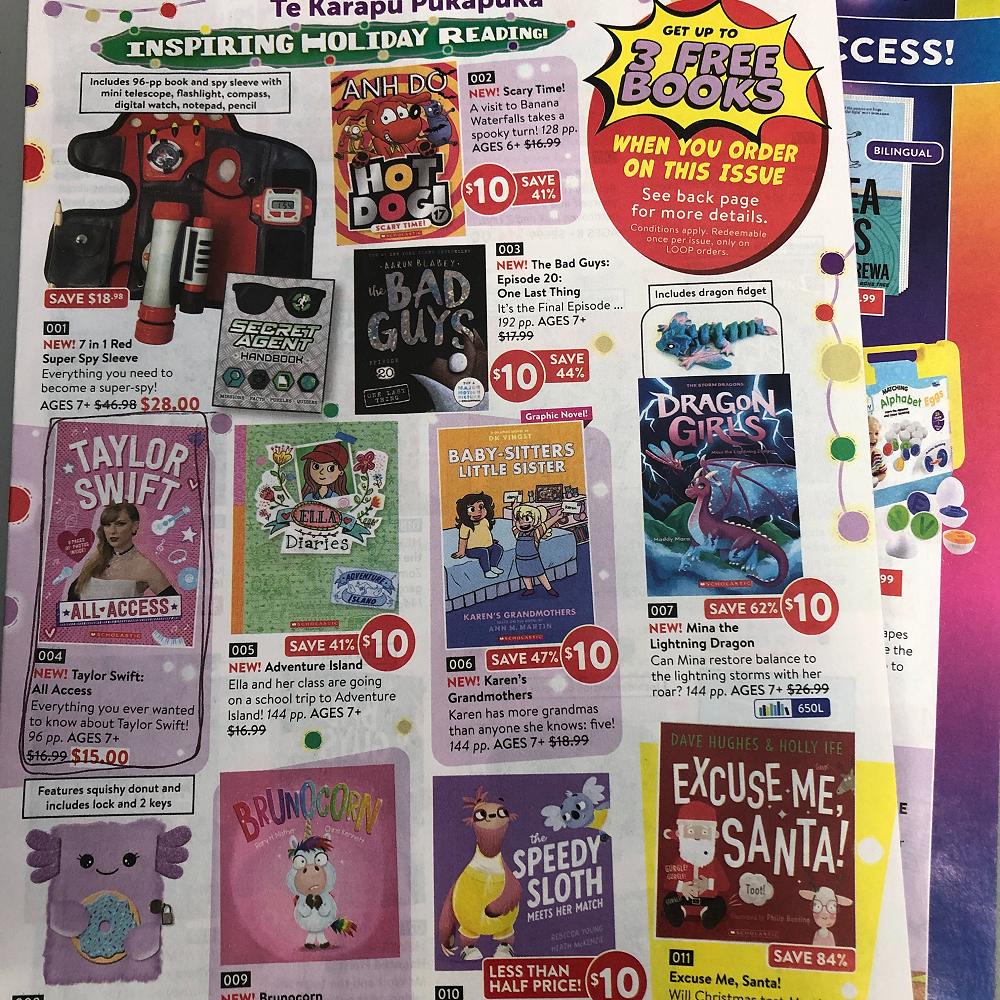 Scholastic Book Club Issue 7.