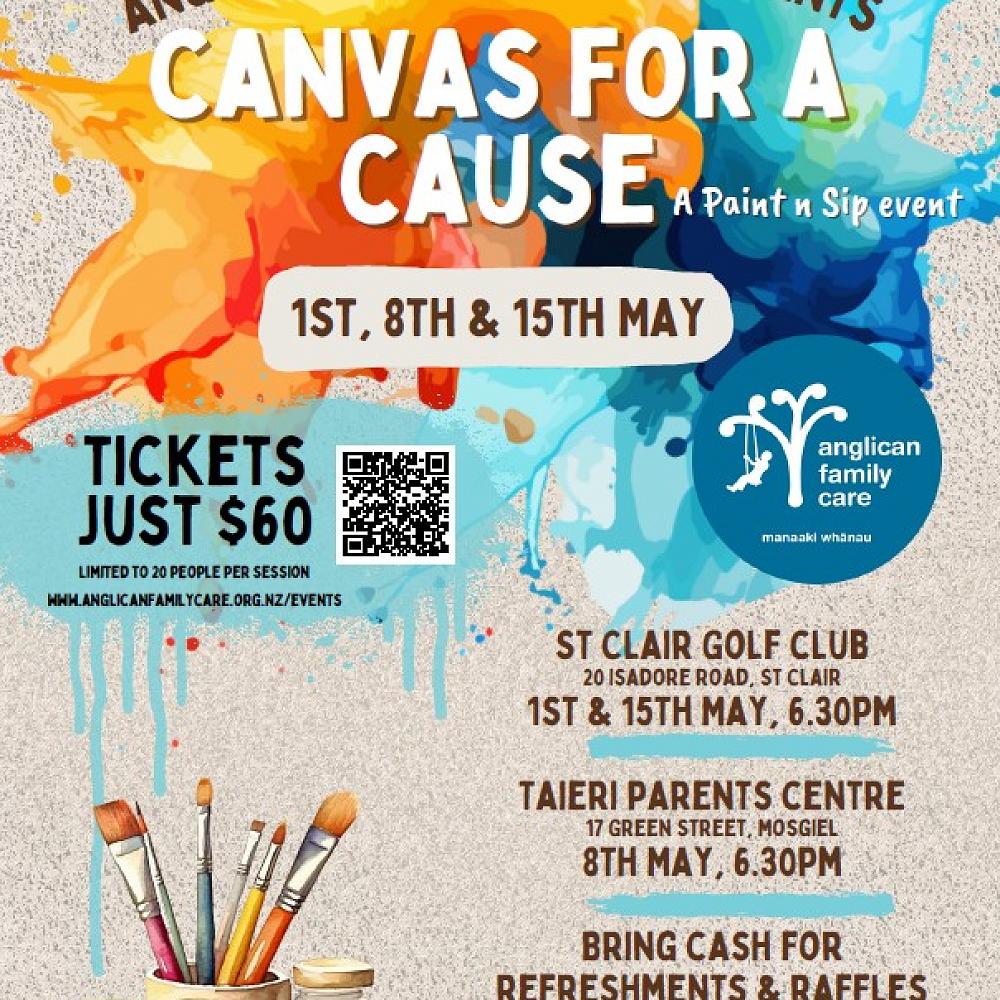 Anglican Family Care, Canvas for a Cause – A Paint & Sip Fundraiser ...