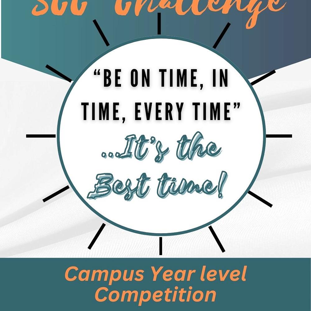 Be On Time, Every Time...It's the Best Time!