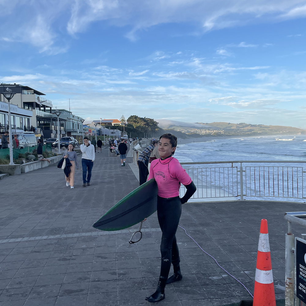 Riding South Island waves … to 1st Place