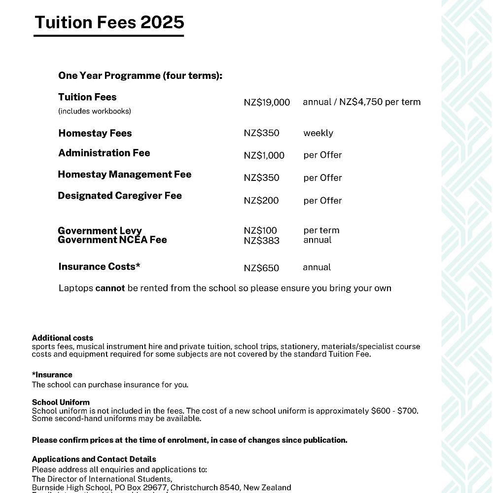 International Student Fees 2024/25/26 — International Department ...