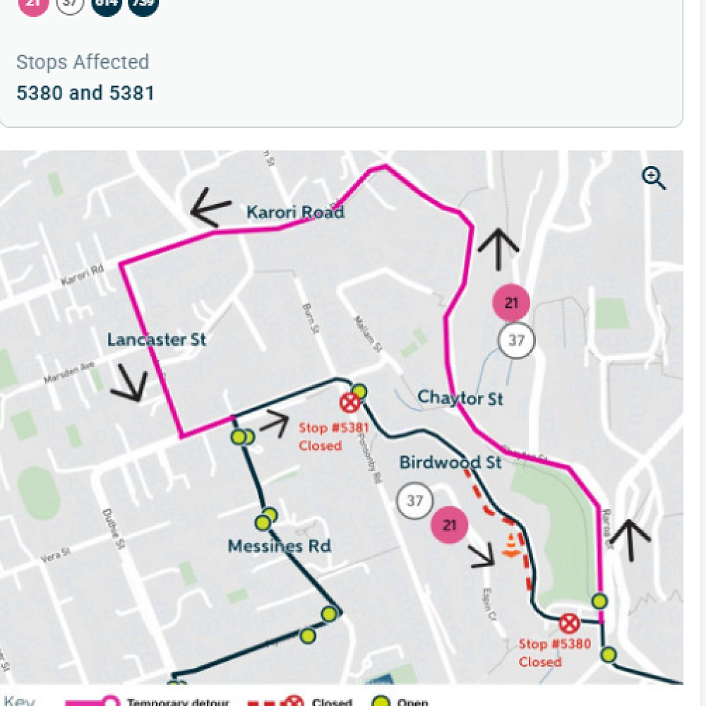 Karori Bus Route 614