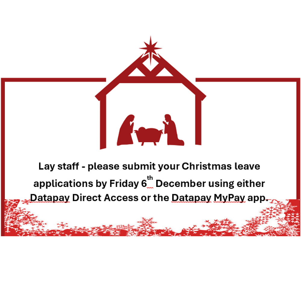 Christmas leave for lay staff