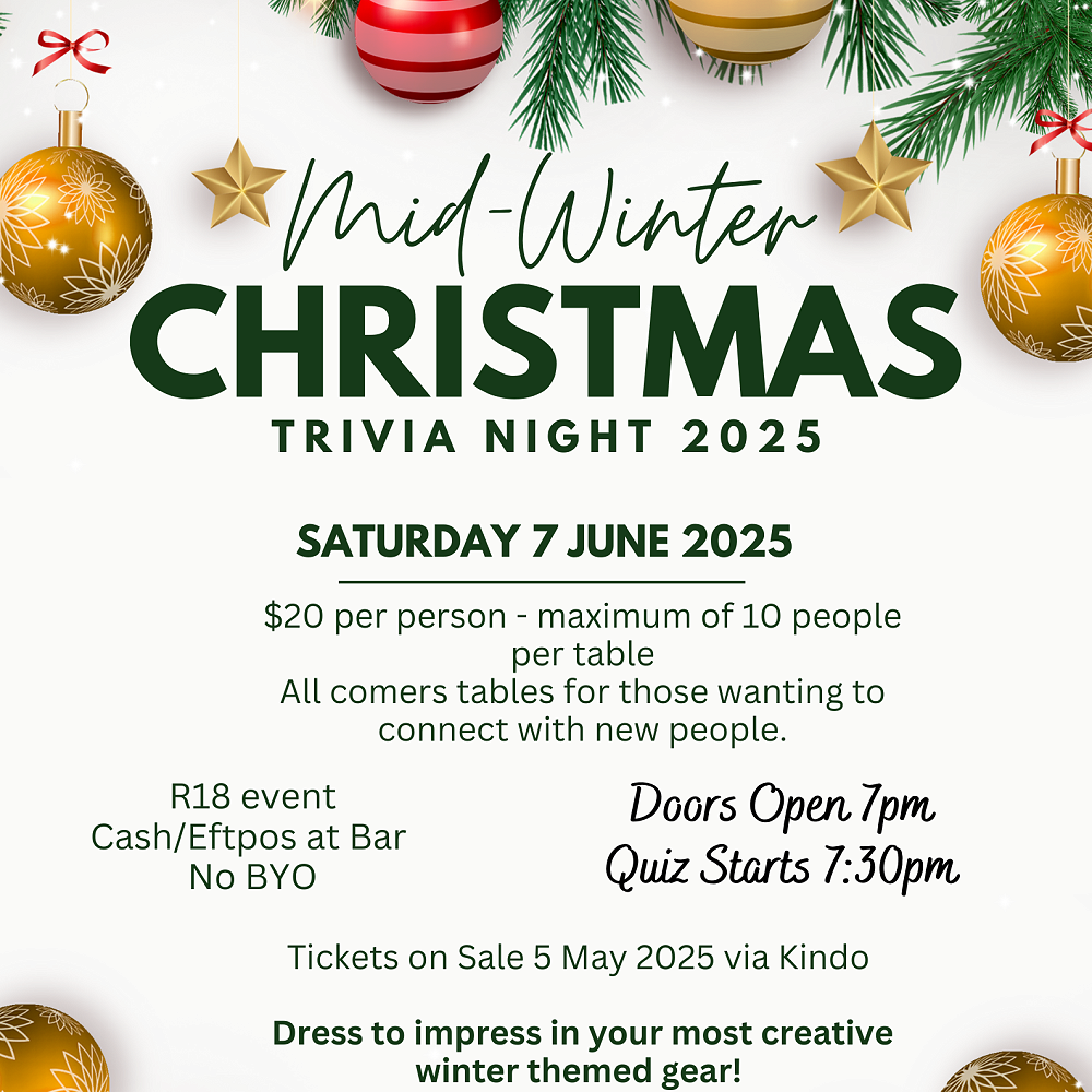 TICKETS ON SALE MONDAY 5 MAY - GET IN QUICK — Term 2 2025 - News Bulletin