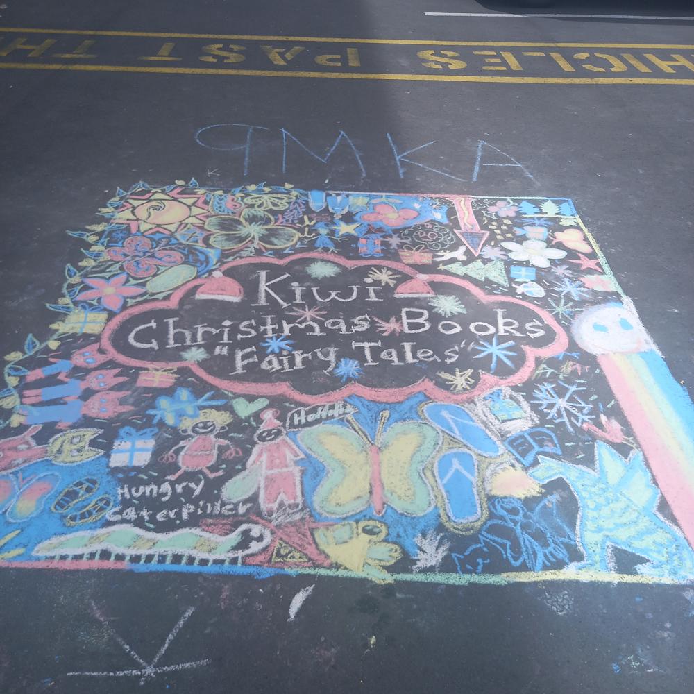 Year 9 Chalk Drawing