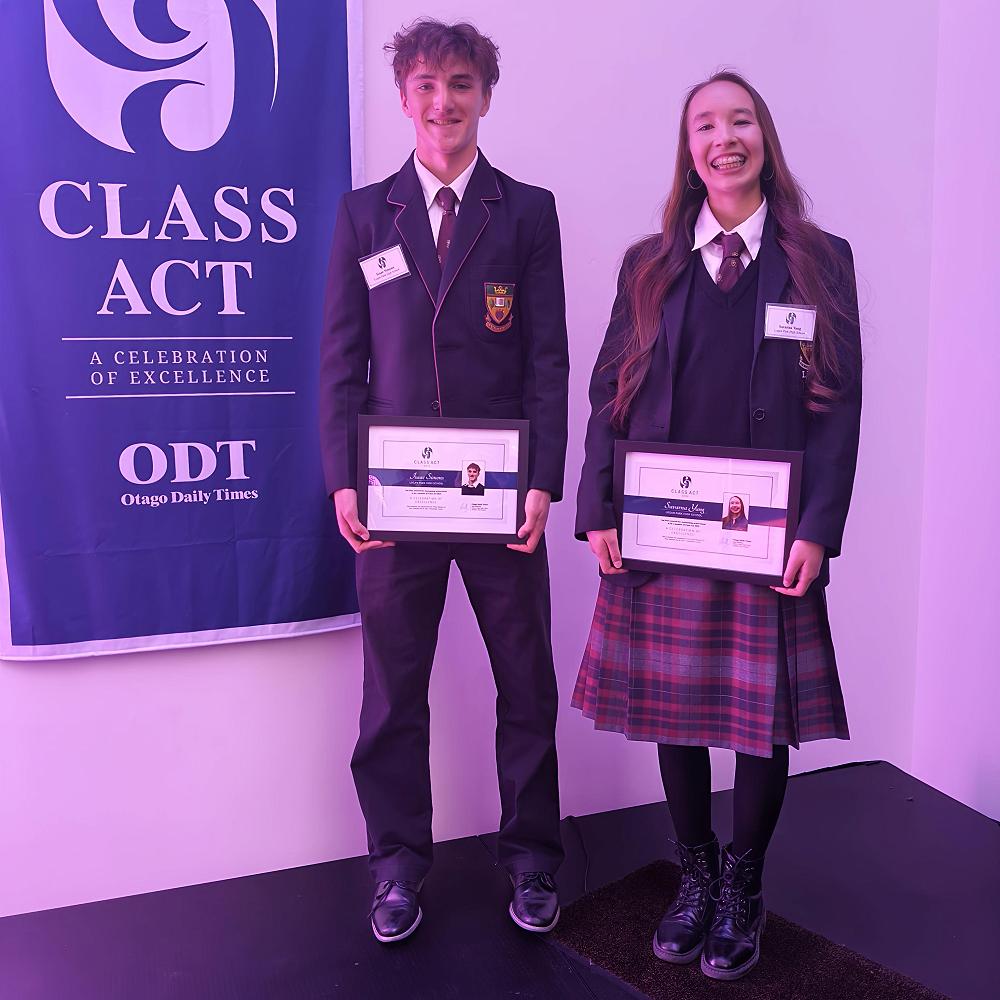 Class Act Recipients 2025: Savarna Yang & Isaac Simons