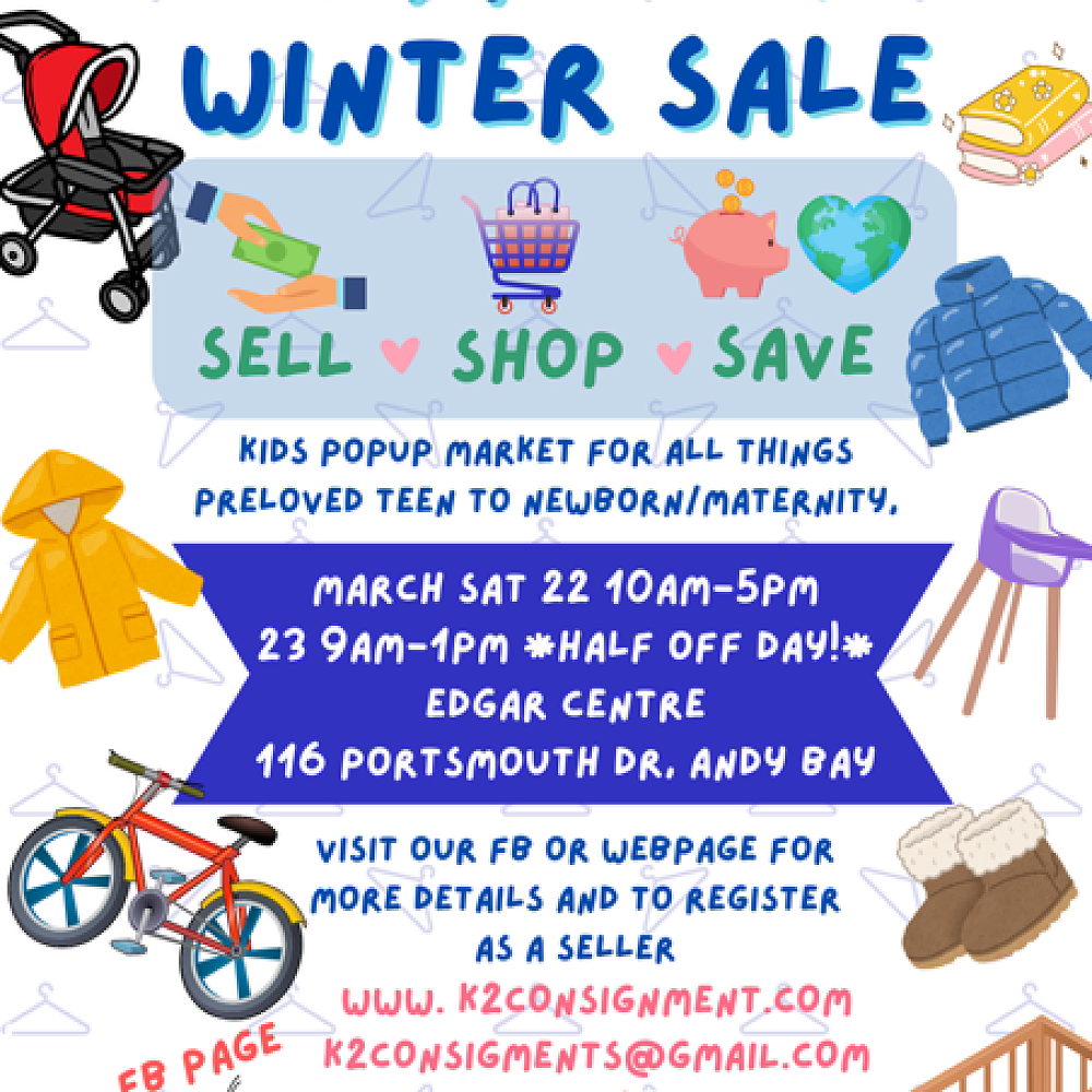 Kids Pre-Loved Winter Sale — Issue 5 (Term 1, 2025)