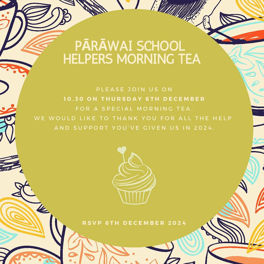 Helper's Morning Tea