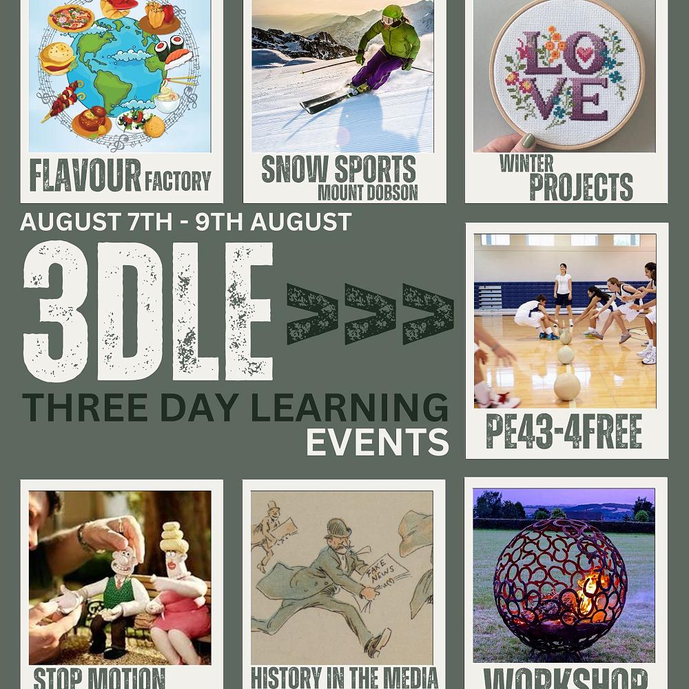 THREE DAY LEARNING EVENTS 7TH - 9TH AUGUST — END OF TERM TWO - NEWSLETTER