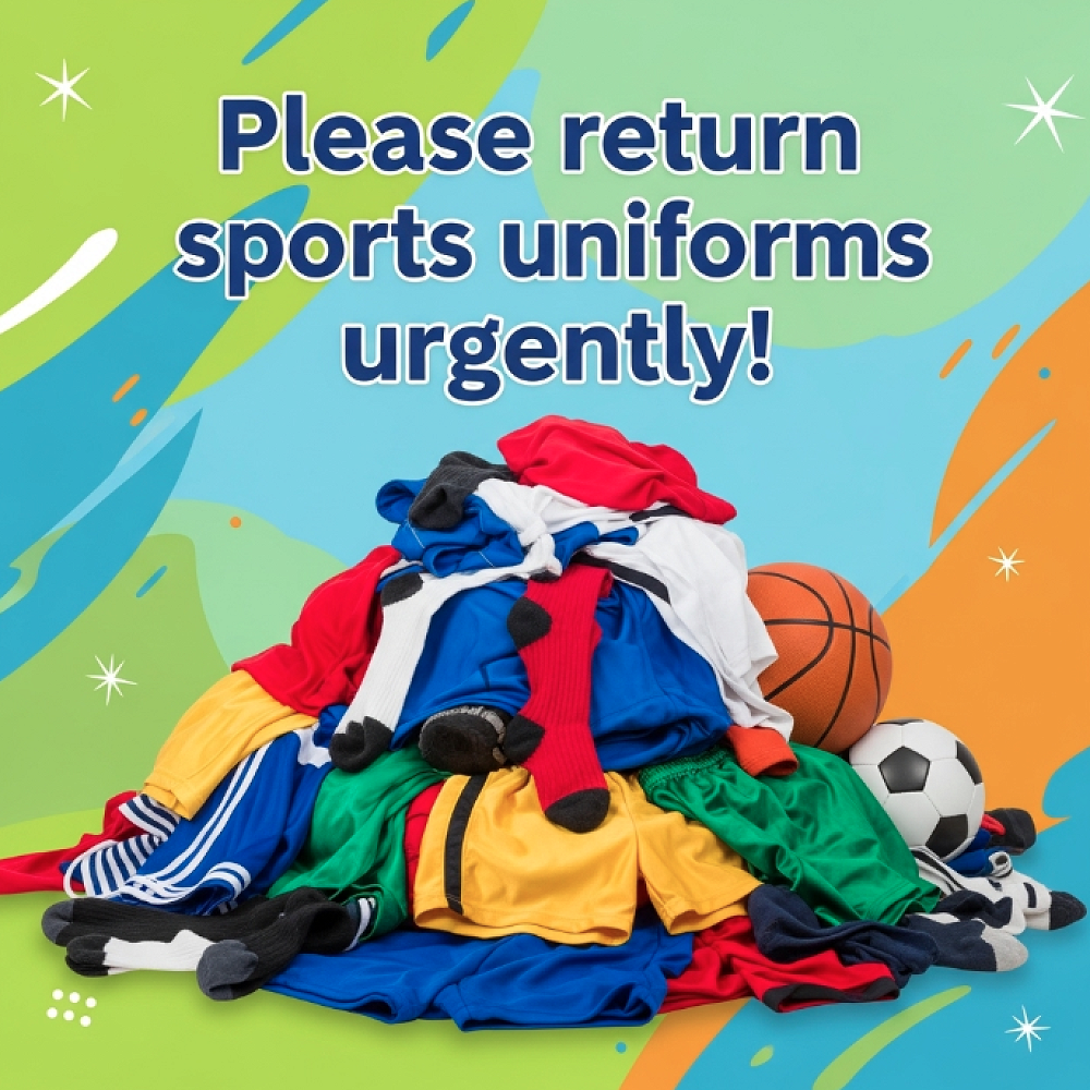 Please return sports uniforms urgently! — Kāwerongo/Newsletter - Term 3 ...