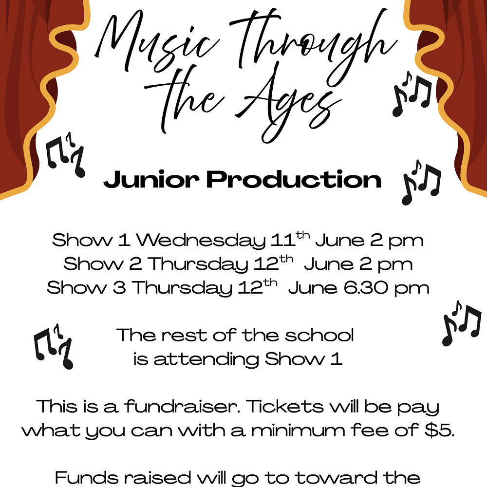 Junior Production — Newsletter 4 - 22nd May 2025